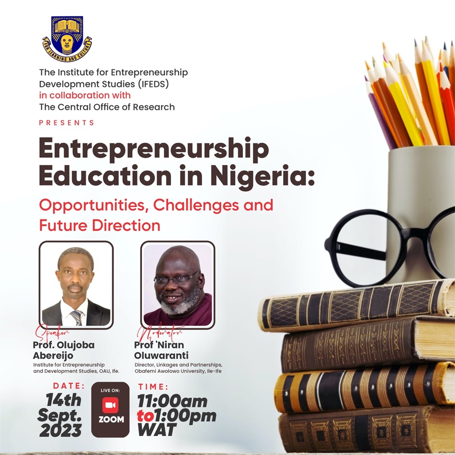 Entrepreneurship Education in Nigeria: Opportunities, challenges and ...