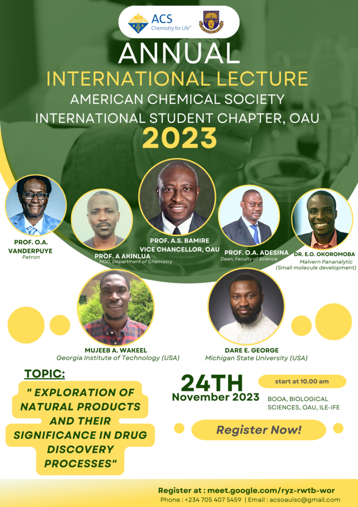 Annual International Lecture American Chemical Society International ...