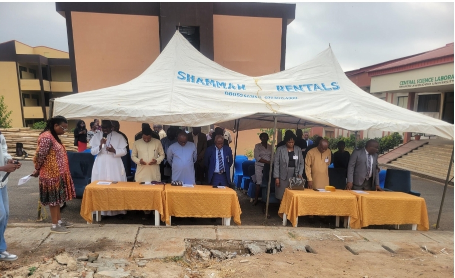 Prof. Adebulugbe Lays Foundation of Central Office of Research, Obafemi ...